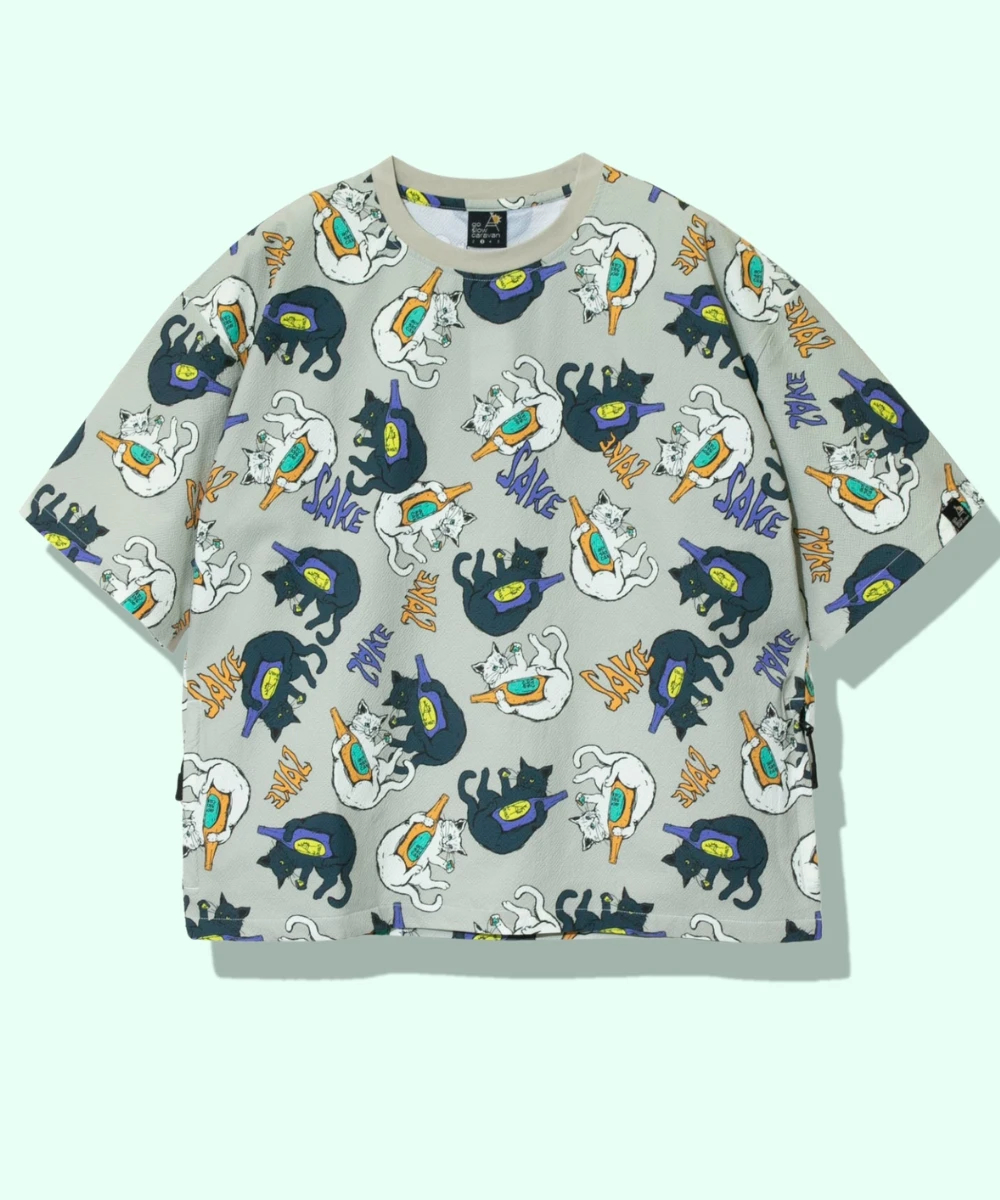 ストレッチサッカー総柄プリントS/STEE (MENS/WOMENS)｜ファッション通販 SANKO BAZAAR（サンコーバザール）