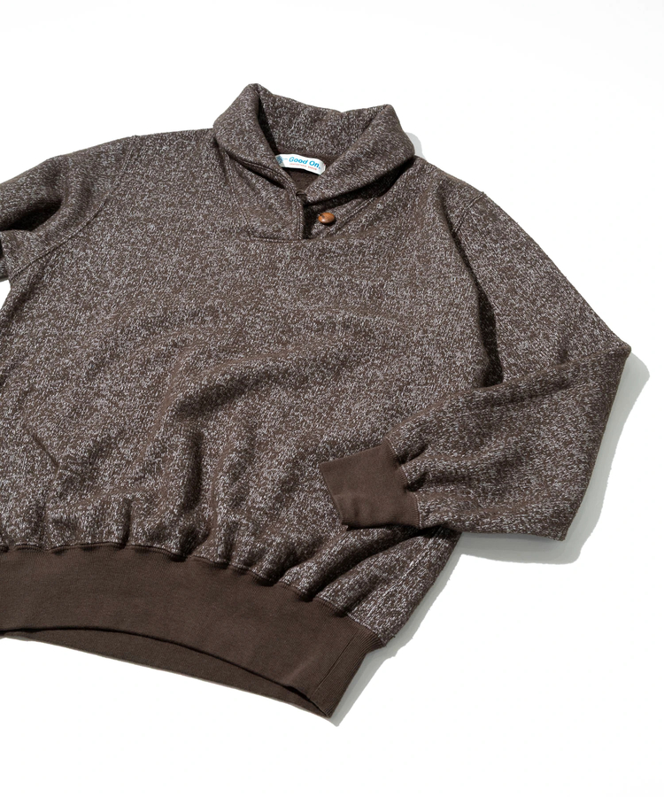 GOOD ON/グッドオン SUPER FLEECE 1BUTTON SHAWL COLLER SWEAT (WOMENS)｜ファッション通販 ...