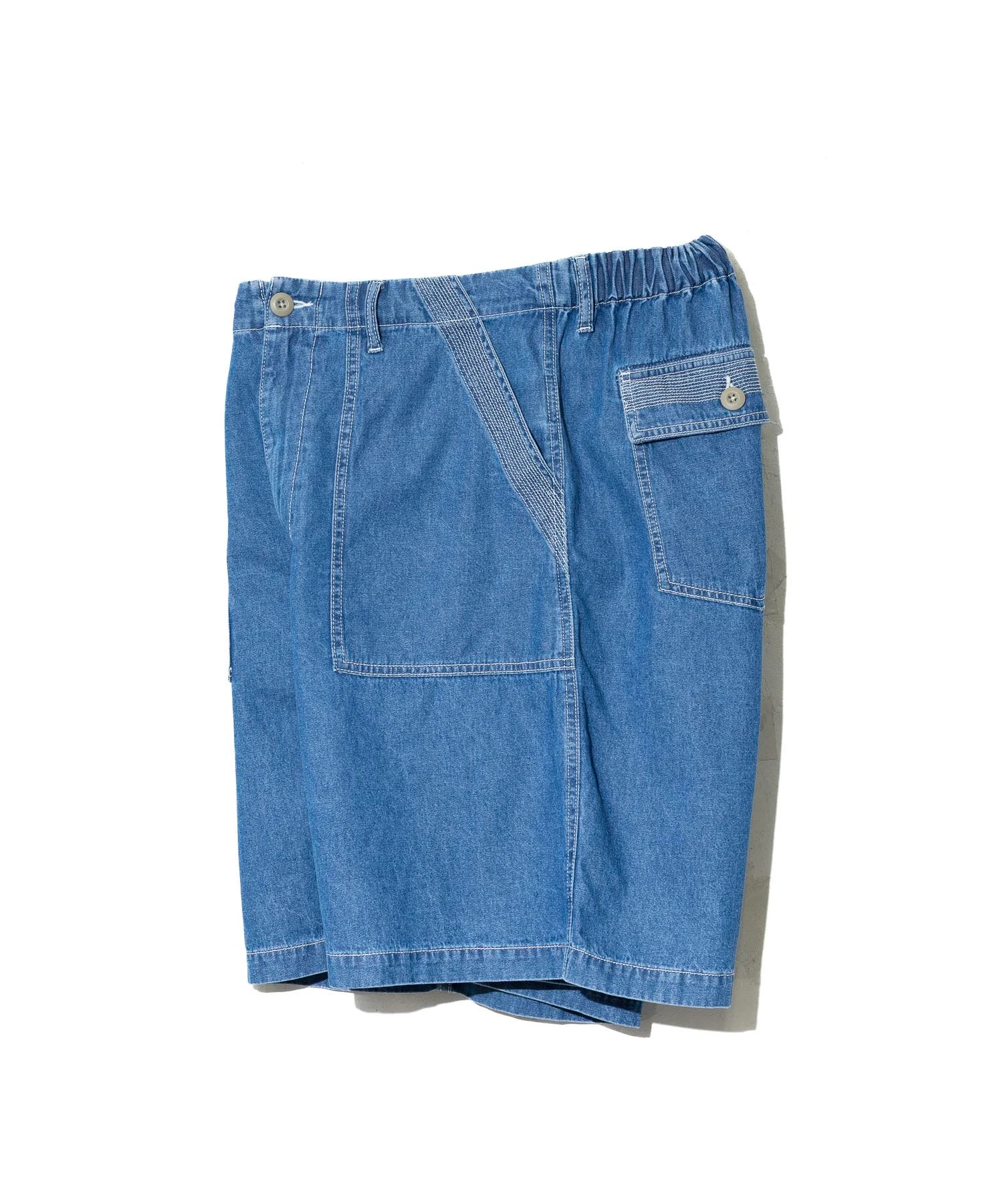 AOZORA DENIM・ヒッコリーワイドベーカーショーツ(MENS AOZORA DENIM・ヒッコリーワイドベーカーショーツ(MENS