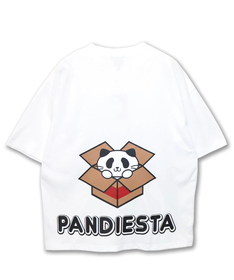 SB PANDIESTA ぱんださん or にゃんこ？ BIG Tee(554108 MENS)｜ファッション通販 SANKO BAZAAR ...