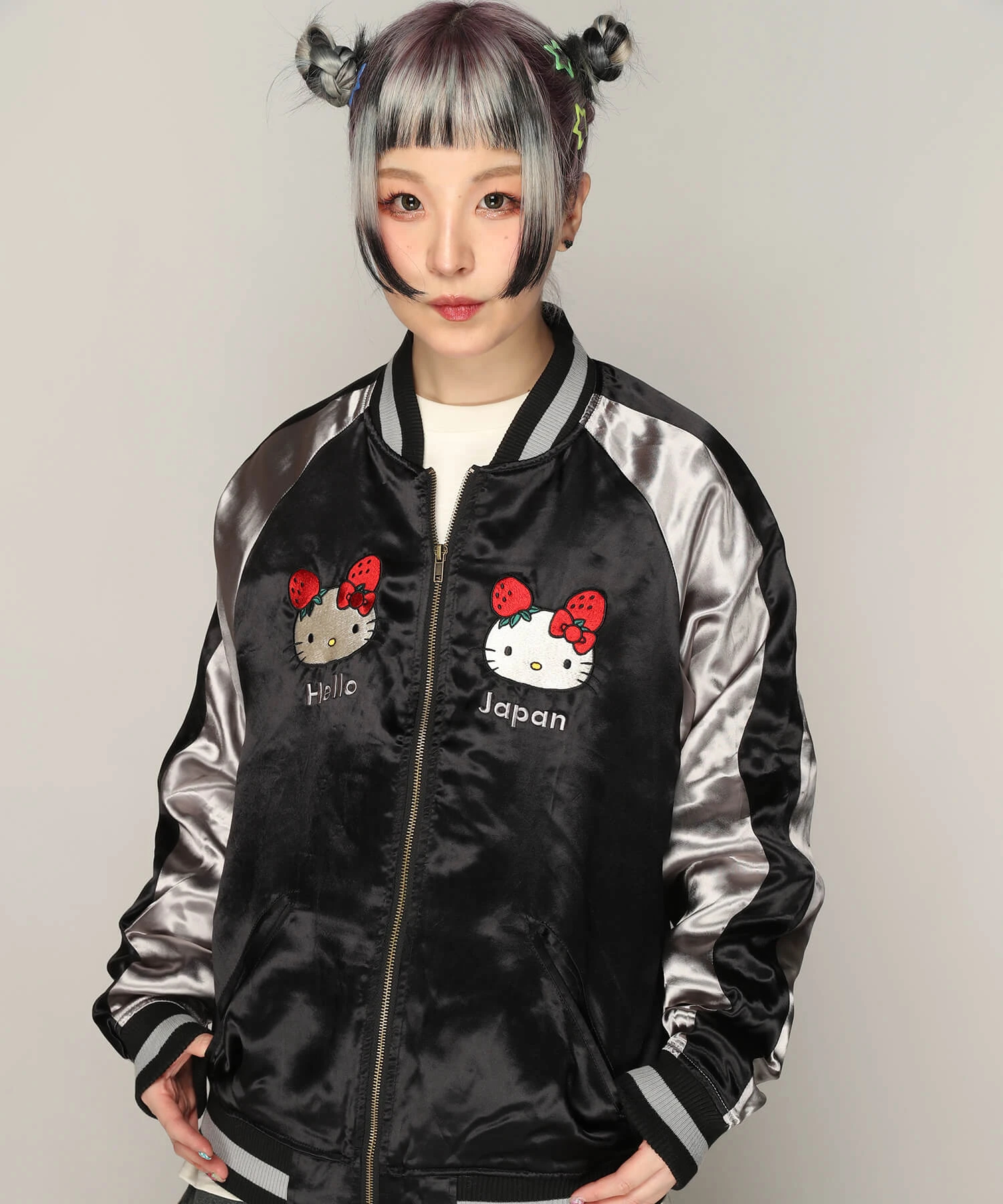 SB Hello Kitty LOWBLOW KNUCKLE ICHIGOMAN スカジャン(564404 MENS)｜ファッション通販 ...